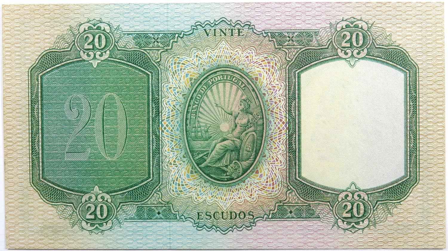 José Almeida Numismática20 Escudos 1959 Ch6 Quase Nova Pick #153