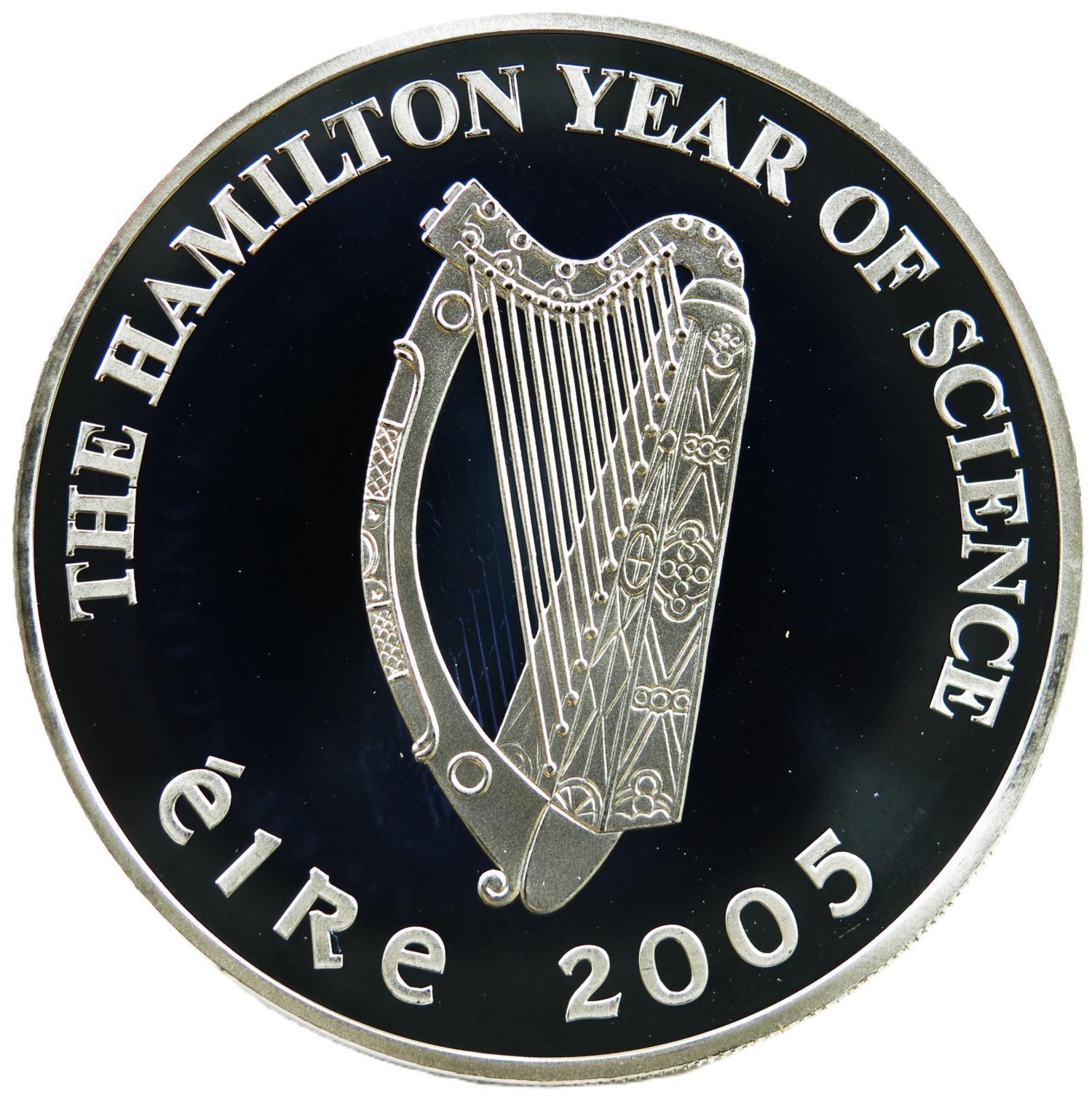 José Almeida NumismáticaIrlanda 10 Euro 2005 Prata Proof ´Sir William R ...